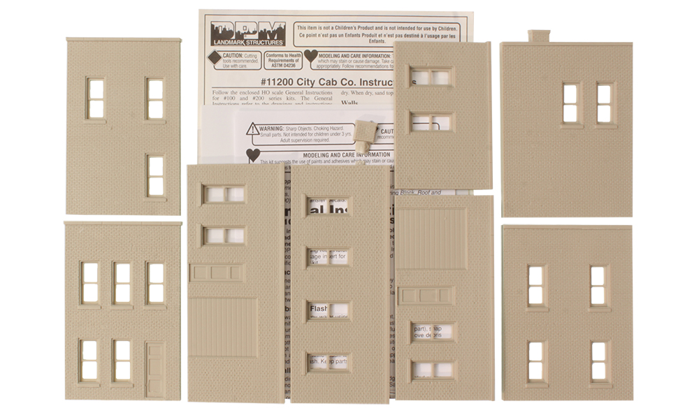 City Cab Co. - HO Scale Kit - SceneARama