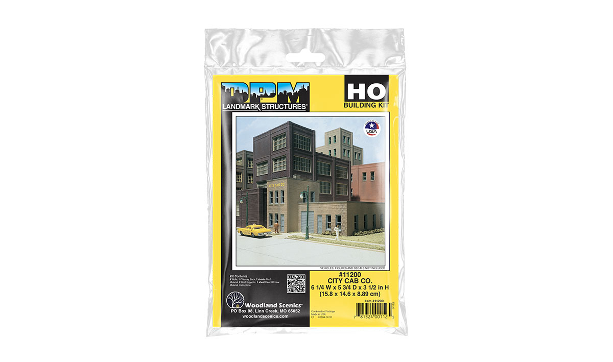 City Cab Co. - HO Scale Kit - SceneARama