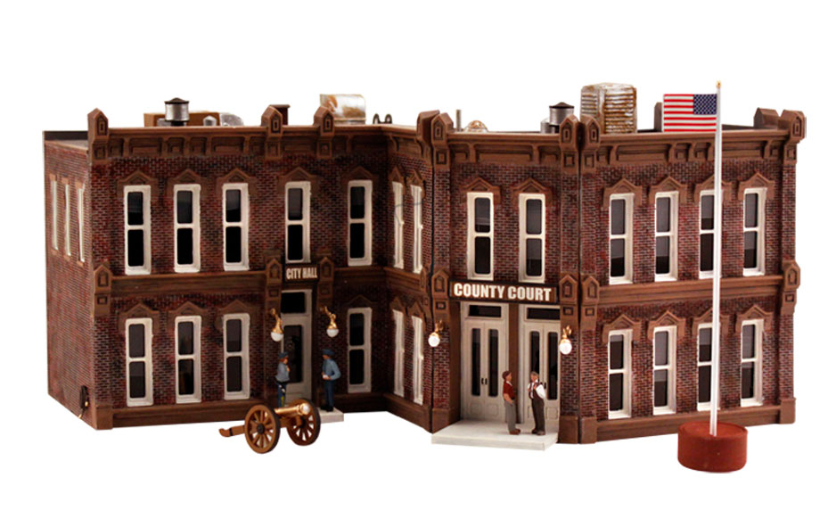 County Courthouse - HO Scale Kit - SceneARama