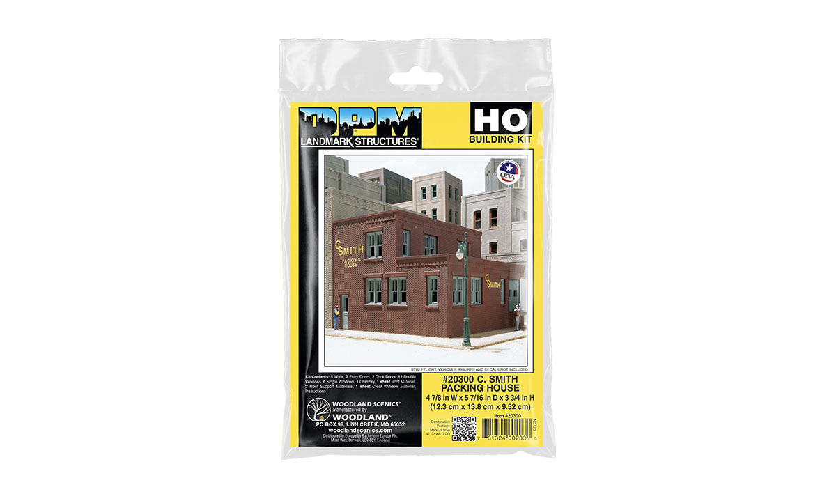C. Smith Packing House - HO Scale Kit - SceneARama