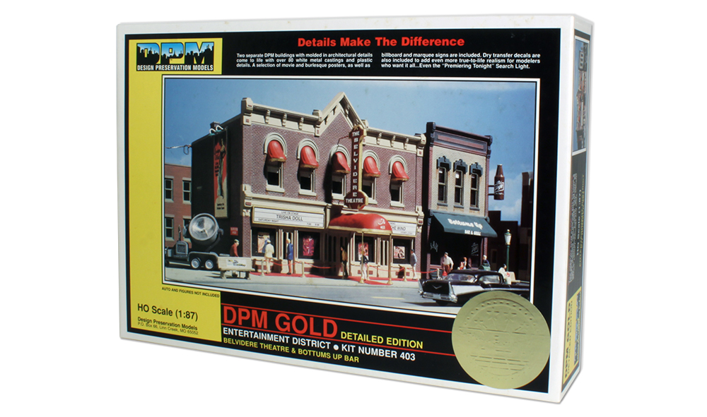Entertainment District - HO Scale Kit - SceneARama