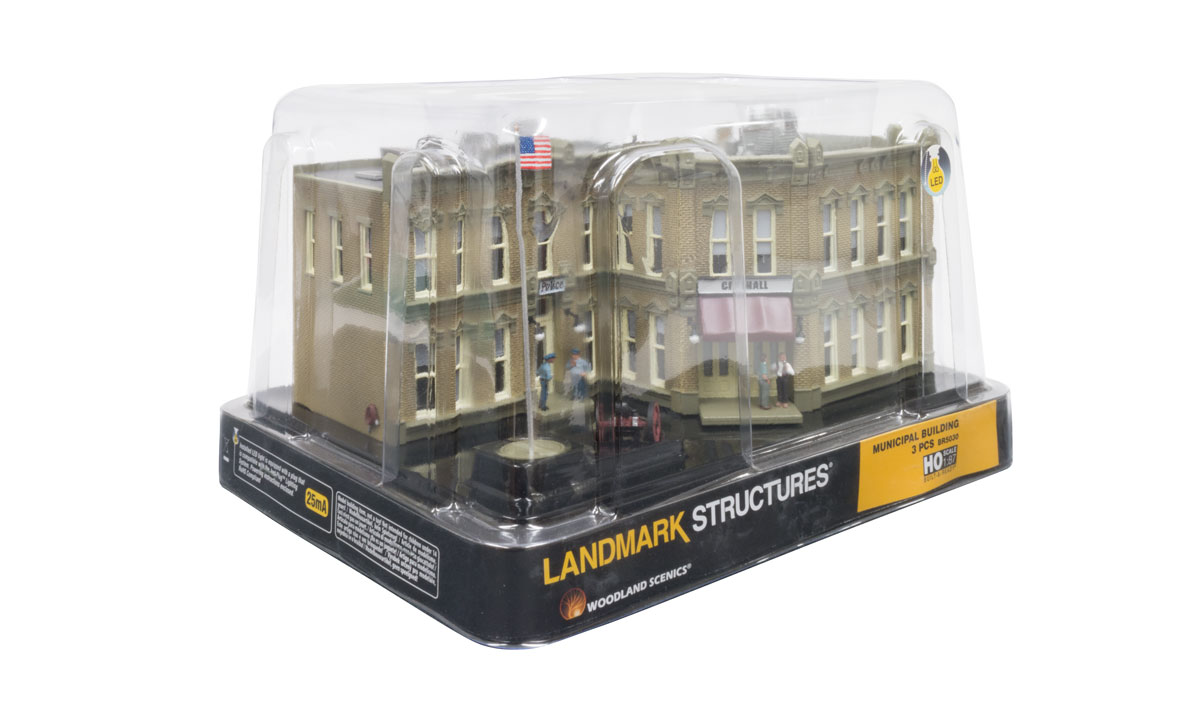 Municipal Building - HO Scale - SceneARama