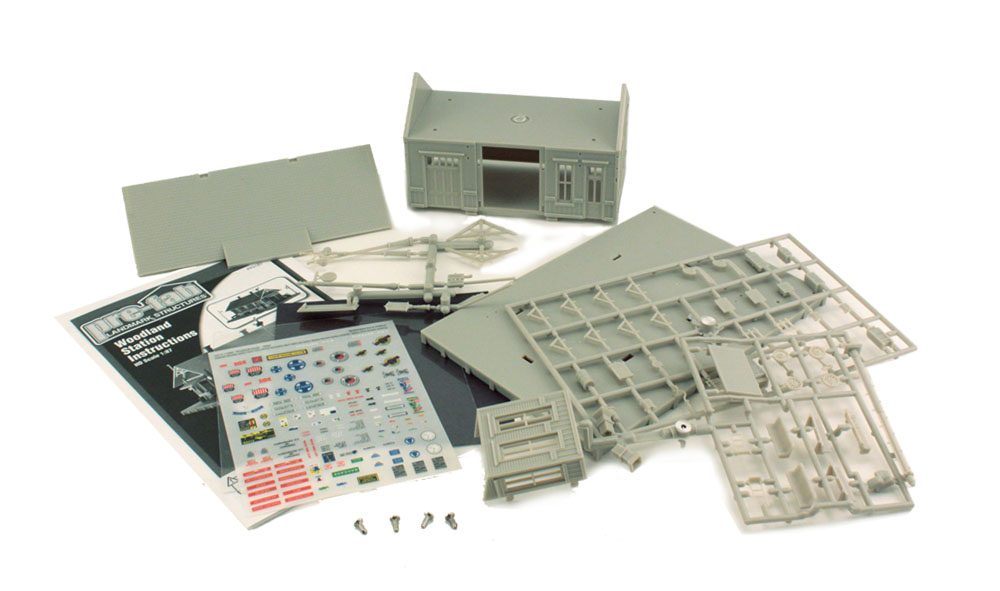 Woodland Station - HO Scale Kit - SceneARama